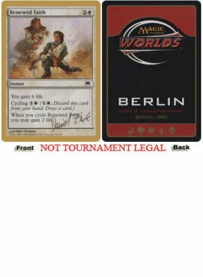 Renewed Faith (Daniel Zink - 2003) World Championship NM Common CARD ...