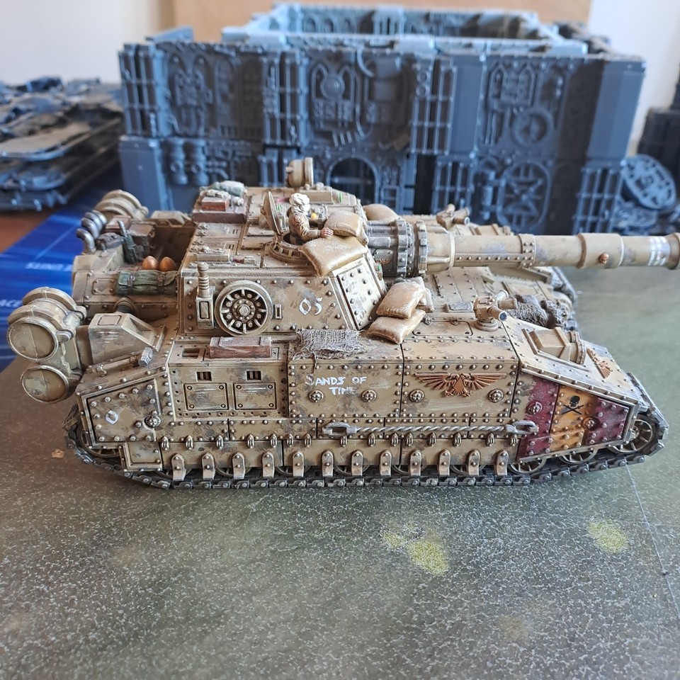 Warhammer 40k Pro Painted Baneblade Shadowsword Astra Militarum ...