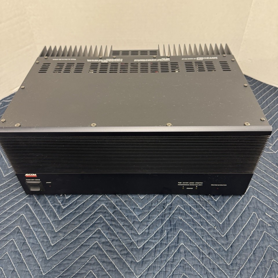 ADCOM GFA-555ii 2-CHANNEL STEREO POWER AMPLIFIER - SERVICED - CLEANED ...