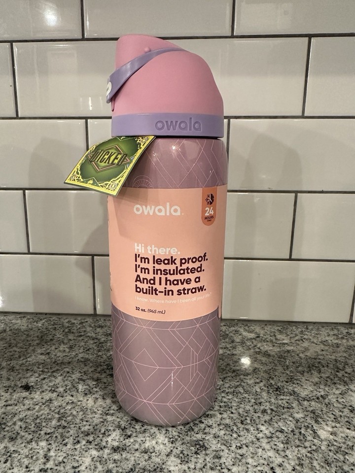 Owala Wicked For Good Glinda & Elphaba 32oz Freesip Bundle - New - In Hand | eBay