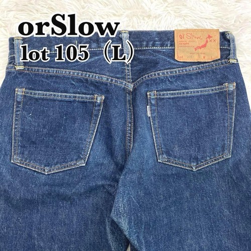 Orslow Or Slow Denim Pants 105 White Tab Peach Ears Pink Selvedge Jean ...