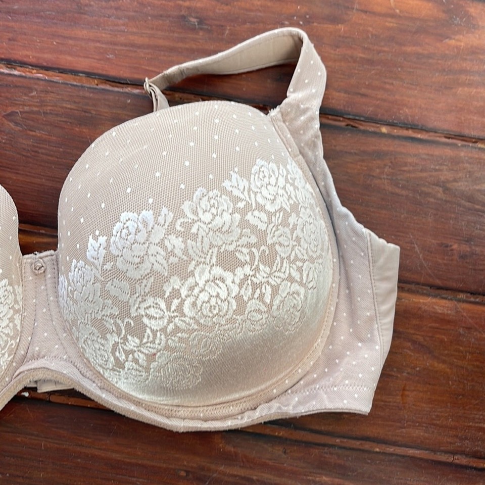 Soma Stunning Support Full Coverage nude underwire bra sz 42DDD | eBay