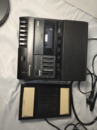 Panasonic RR-830 VSC Cassette Transcriber Recorder W/ Foot Pedal RP ...