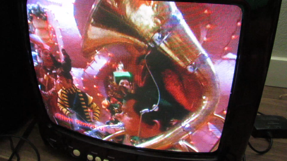 Zenith Clear Translucent Purple 13" Color CRT TV Retro Gaming. Prison ...