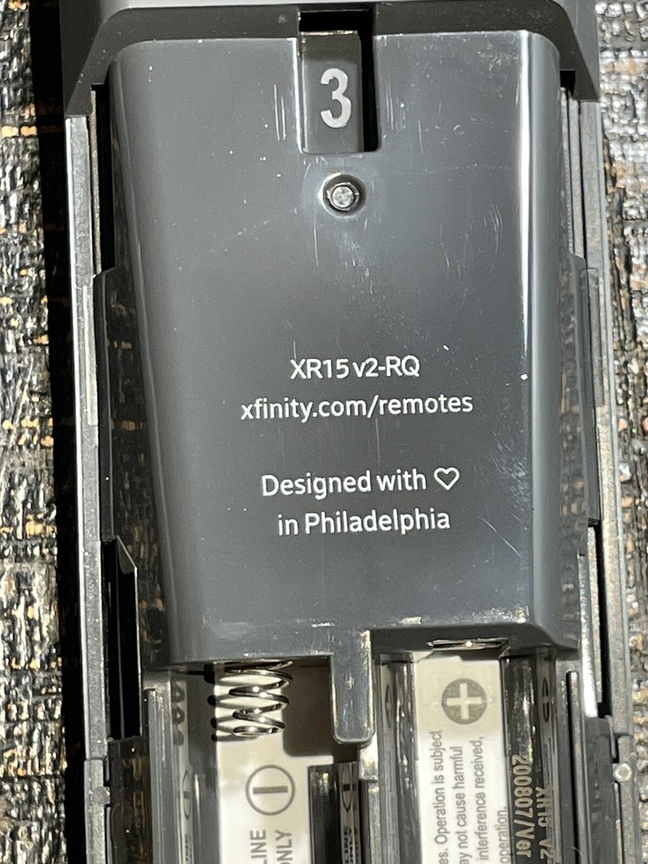 Genuine XFINITY XR15 v2-RQ Voice Activated Cable TV OEM Remote Control ...