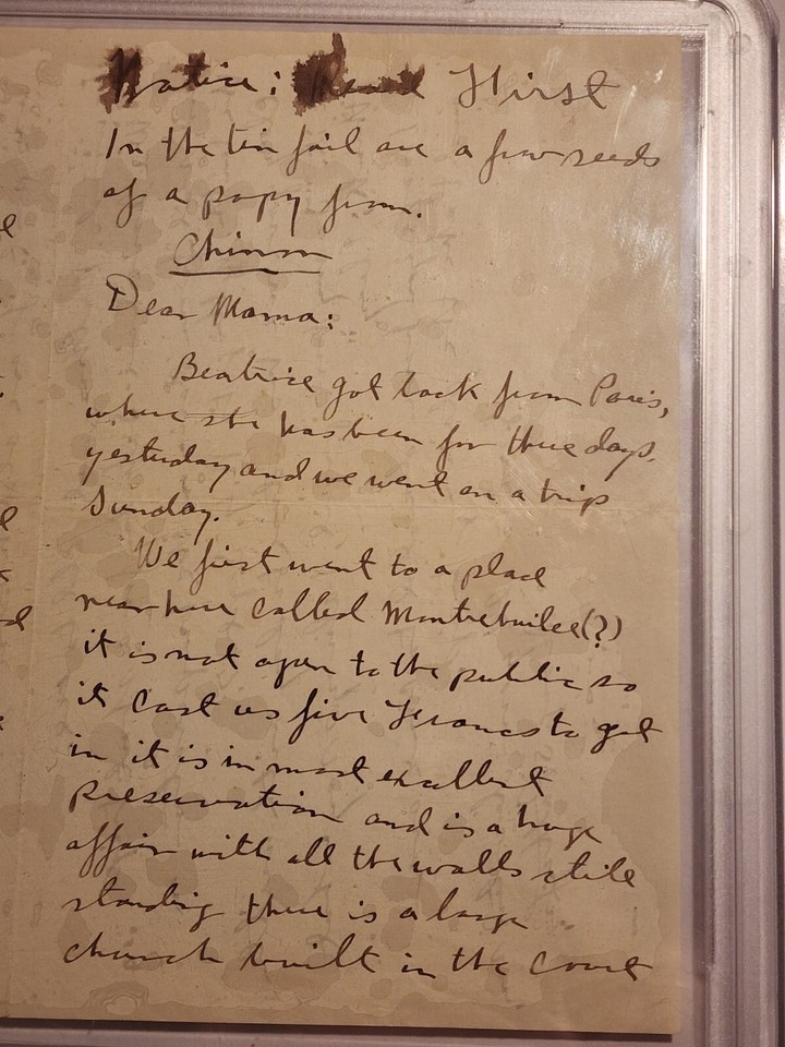 George Patton Autograph Letter PSA DNA Signed Auto WW2 Military General ...