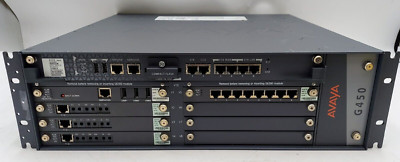 AVAYA G450 Media Gateway W/1X S8300.3XMM710B | 1X MM711 CARDS | eBay