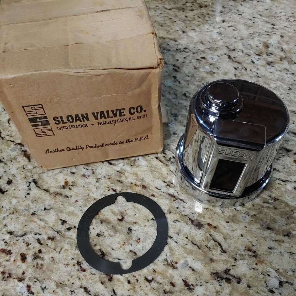 SLOAN EBV60A Cover With Override Button with gasket | eBay