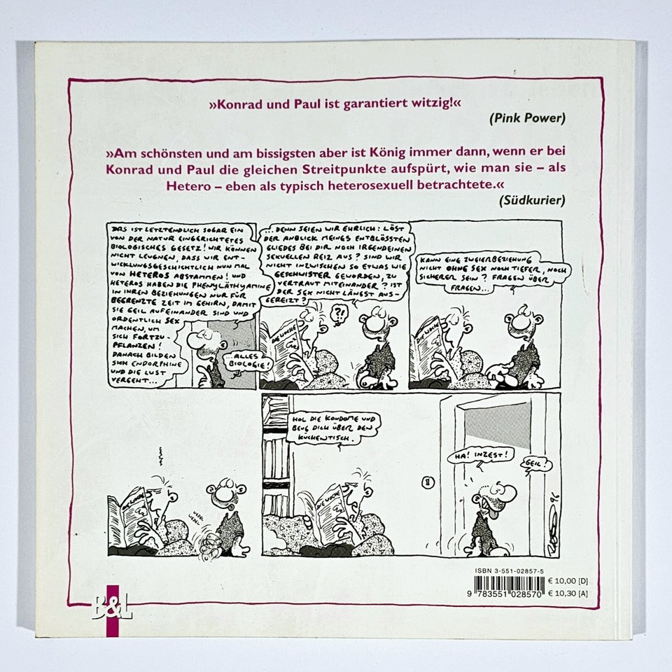R. König Gay Cartoon KONRAD & PAUL BATMAN RETURNS Schwul Homosexuell ...