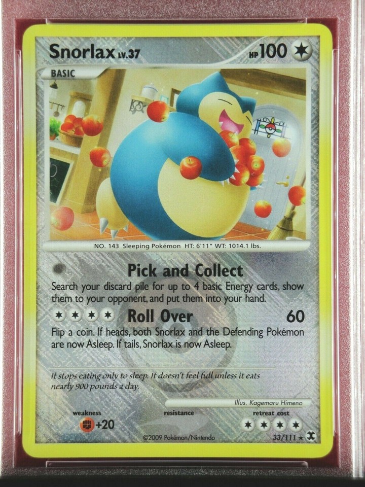 💥MINT SNORLAX PROMO💥 | Rising Rivals 33/111 | Pokemon | Reverse Holo ...