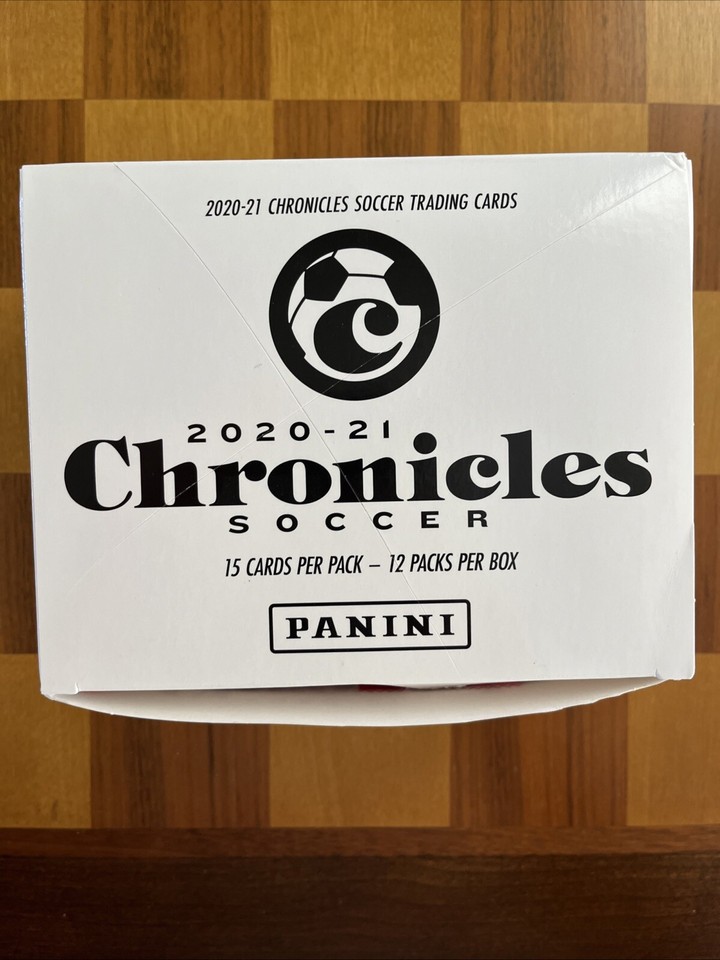 2020-2021 Panini Chronicles Soccer Box - 12 Cello Packs - Messi Ronaldo ...