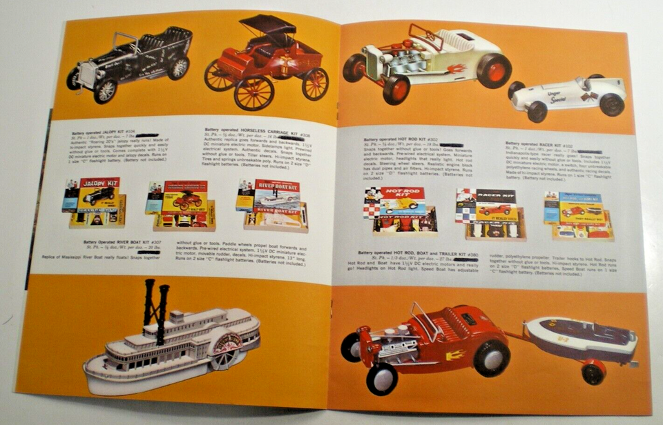 1961 UNGAR -ELDON Hobby Craft Kits Catalog, 6pgs Cars, Boats, woodburning L@@K! | eBay