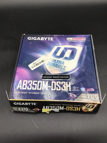 GIGABYTE AB350M-DS3H gaming AMD Ryzen AM4 X370 Motherboard | eBay