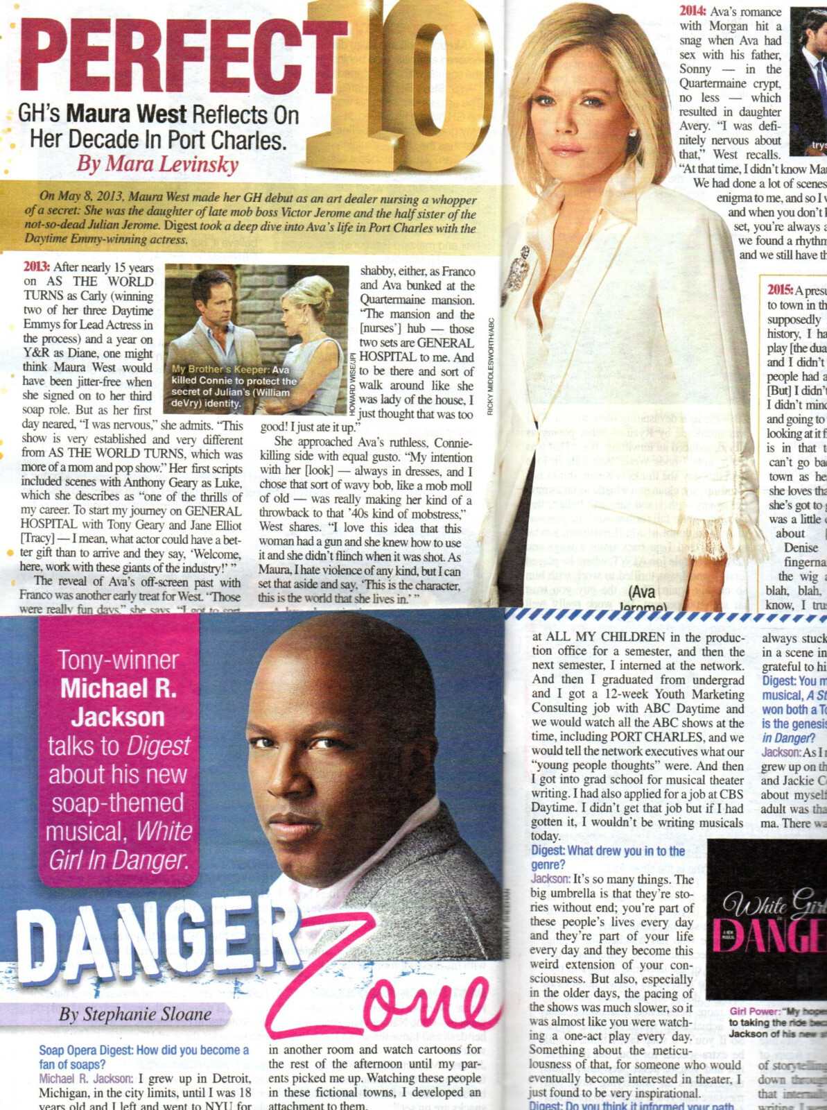 SOAP OPERA DIGEST May 8 2023 Charles Shaughnessy Genie Francis Maura ...