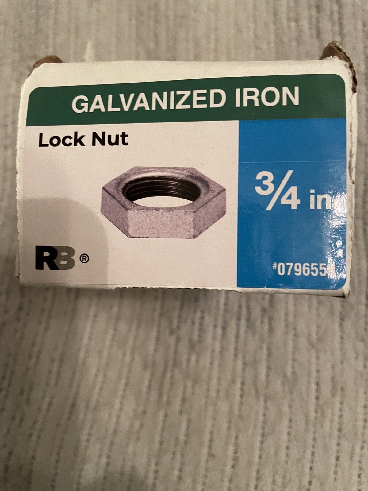 (5)-Anvil 3/4 In. Malleable Iron Galvanized Lock Nut RB 0796558 | eBay