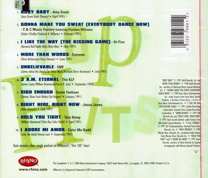 Billboard Top Hits 1991