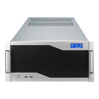 6U 4GPU / 6GPU AI Server Liquid cooling Chassis 8*3.5" + 6*PCIe 4.0 x16 ...