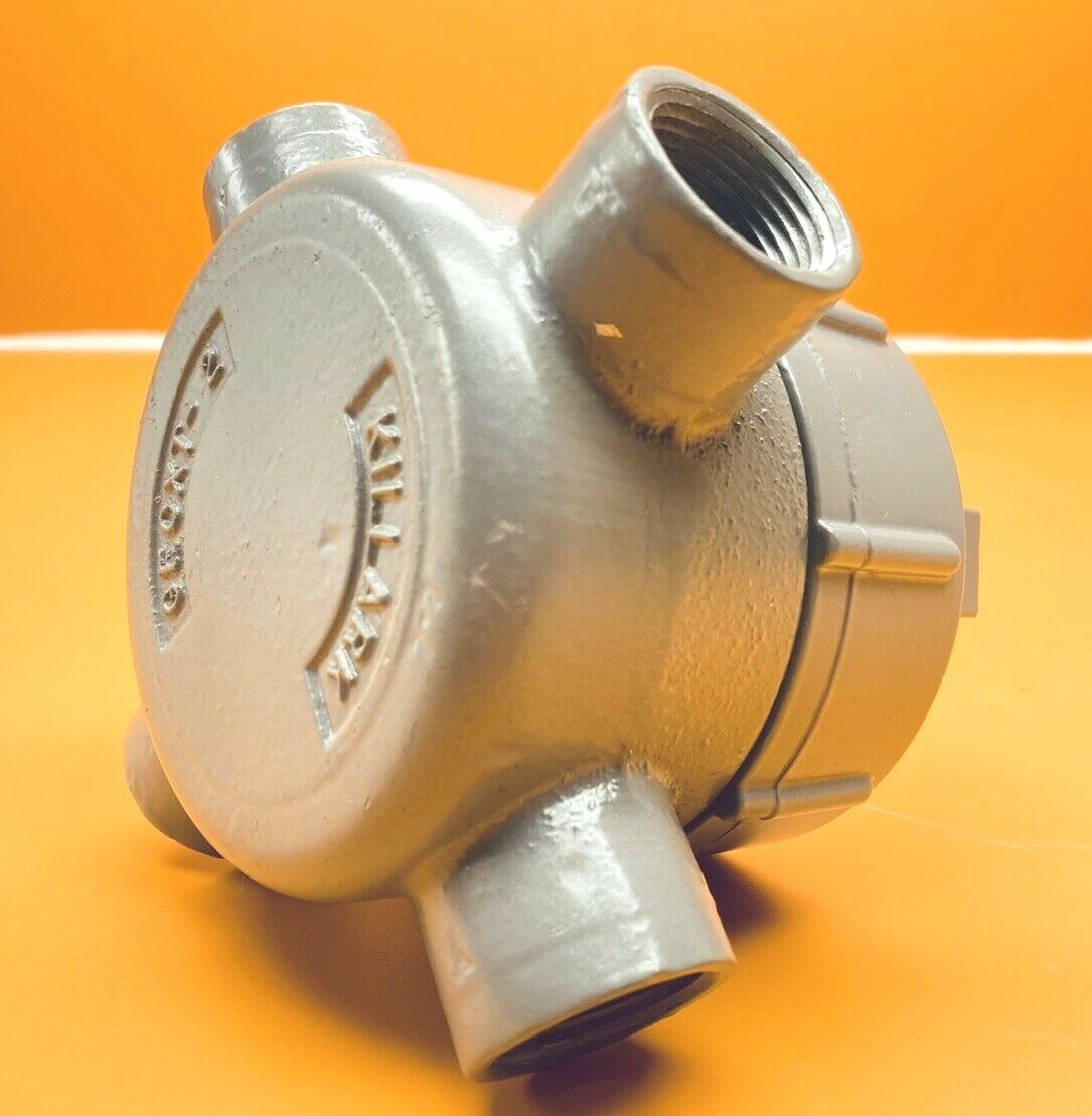 UNUSED KILLARK GECXT-2 EXPLOSION PROOF 4-WAY CONDUIT BODY 3/4" | eBay