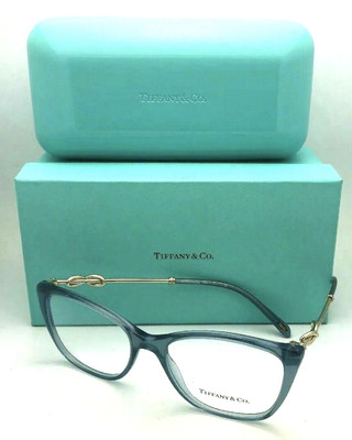 Tiffany & Co. Reading Glasses TF 2160-B 8244 54-17 Blue & Gold Frames ...