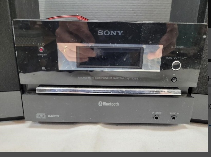 Sony Micro HI Fi Component CMT-BX5BT Stereo System Tested & Working ons ...