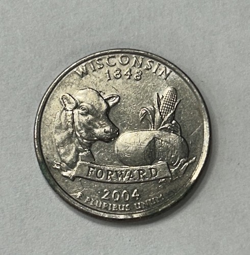 2004 D Extra Leaf High Wisconsin State Quarter Error Coin | eBay