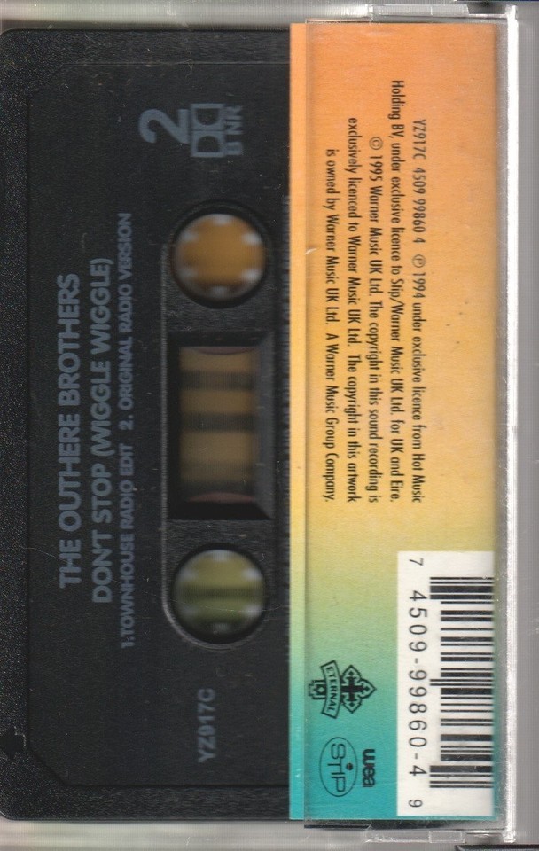 Outhere Brothers Don't Stop Wiggle Wiggle Casete UK Eternal 1995 Casete ...
