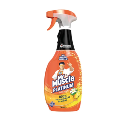 Mr Muscle kitchen Cleaner 750ml Trigger spray tough on grease Free 24h ...