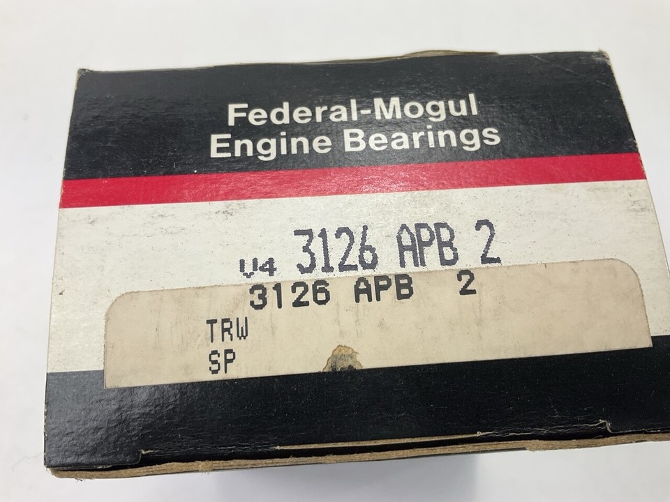 (4) Federal Mogul 3126APB2 Connecting Rod Bearing .002" For CAT 3400 ...