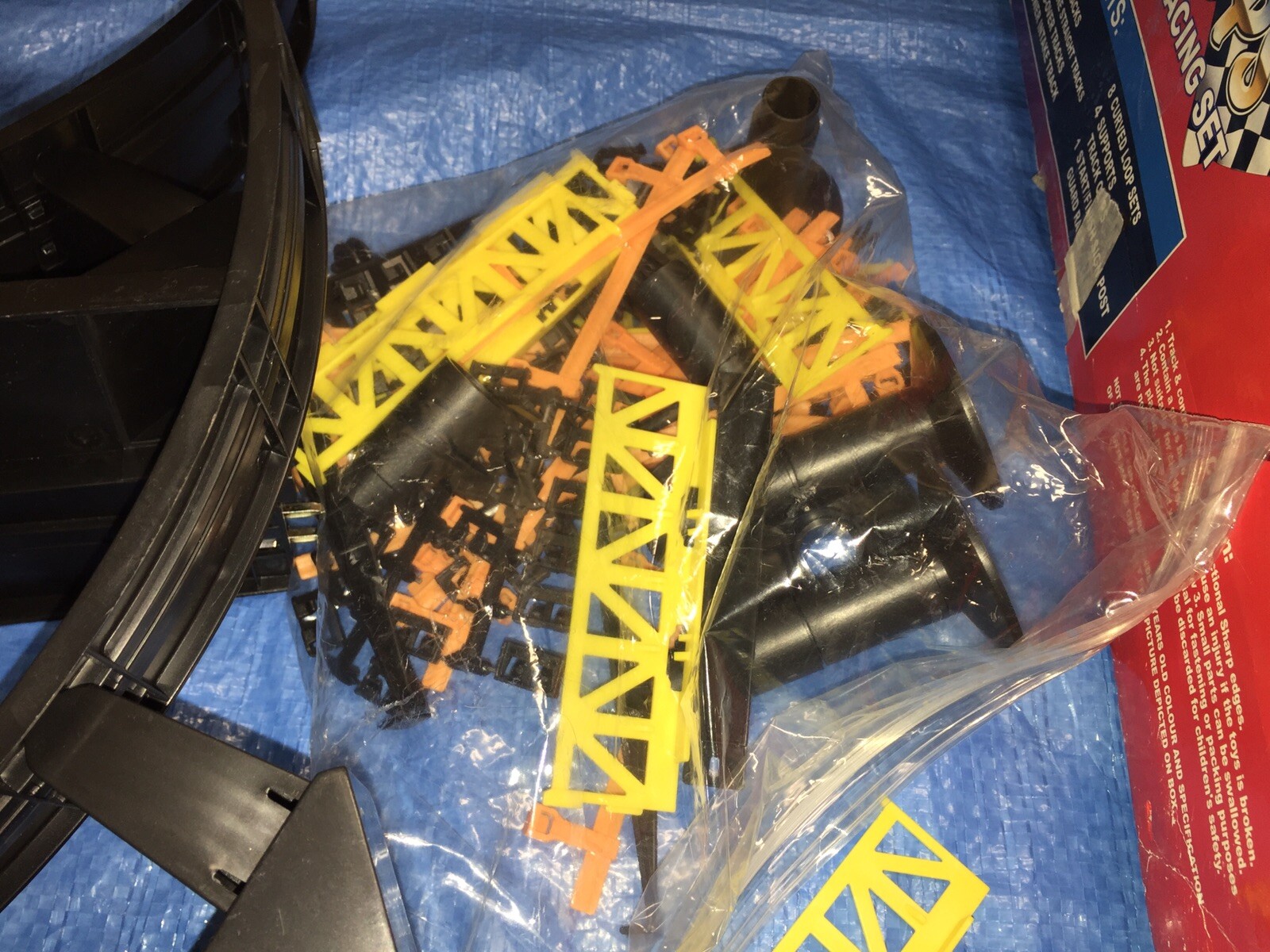 Artin Super Loop Slot Car Track Set 1/43 Electric Power Racing (Read ...