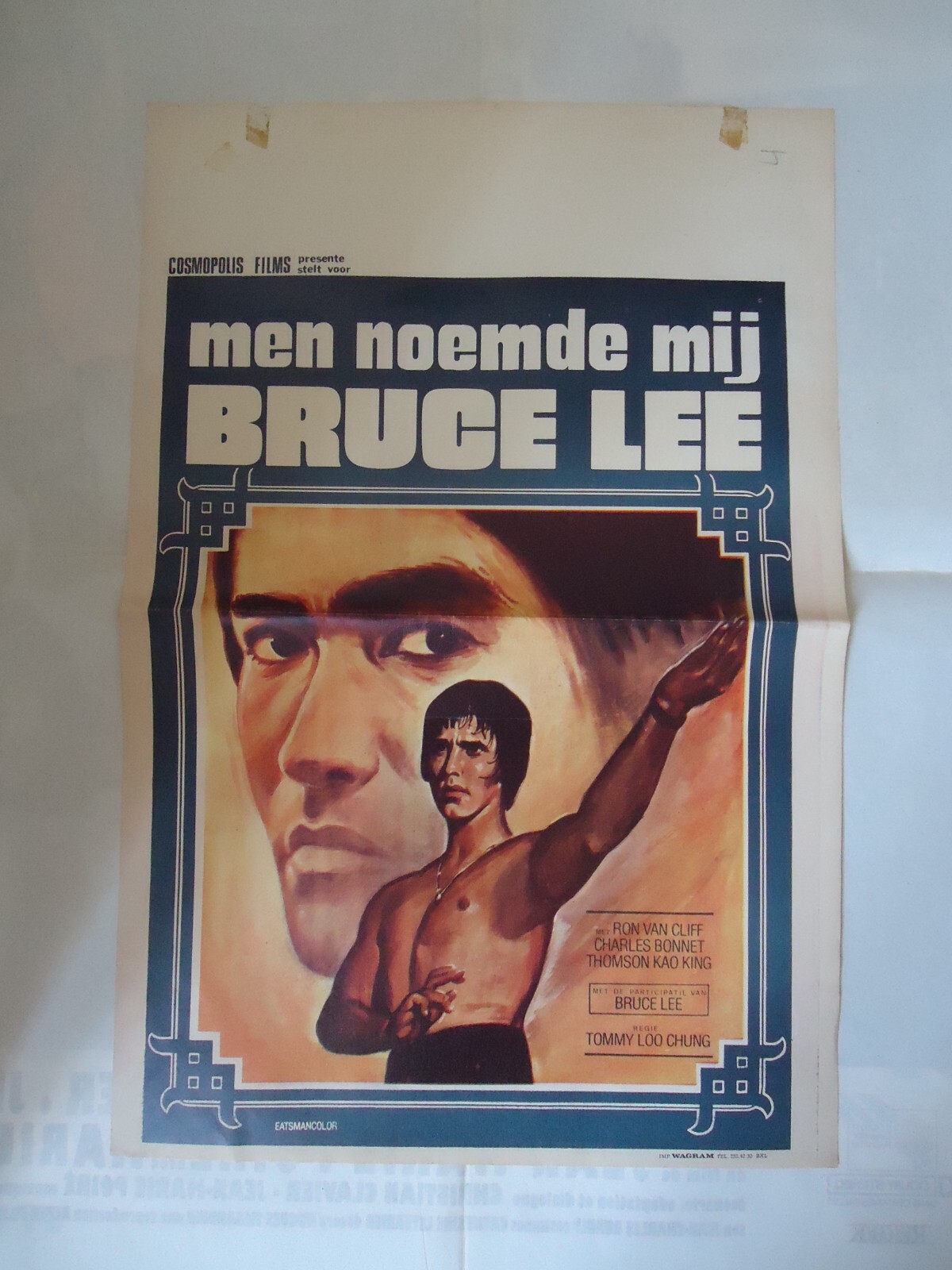 TOMMY LOO CHUNG/I was named BRUCE LEE/ U25M/belgian poster | eBay
