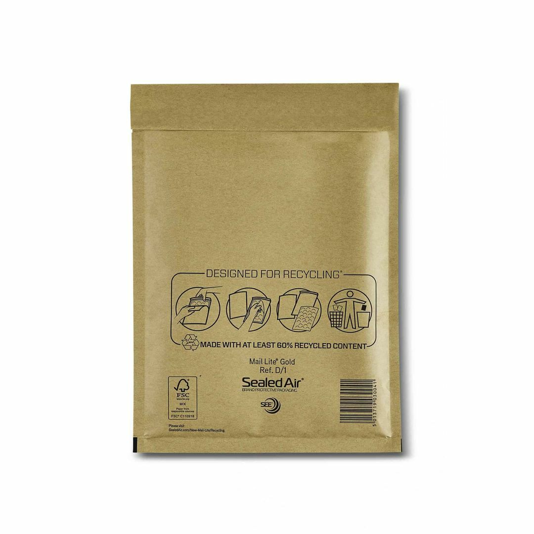 Mail Lite Bubble Padded Envelopes Mailer Bags White or Gold A000 C0 D1 ...