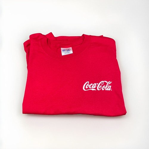 Coca-Cola Coke Logo Mens Red T-shirt Short Sleeve Size 2XL NEW | eBay