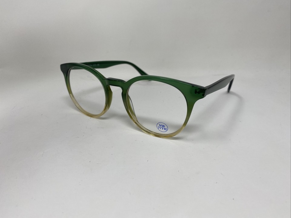 NW 77th EYEWEAR MOD 1059 49/22/145 EMERALD GREEN CRYSTAL ROUND EYEGLASSES :Z53 | eBay