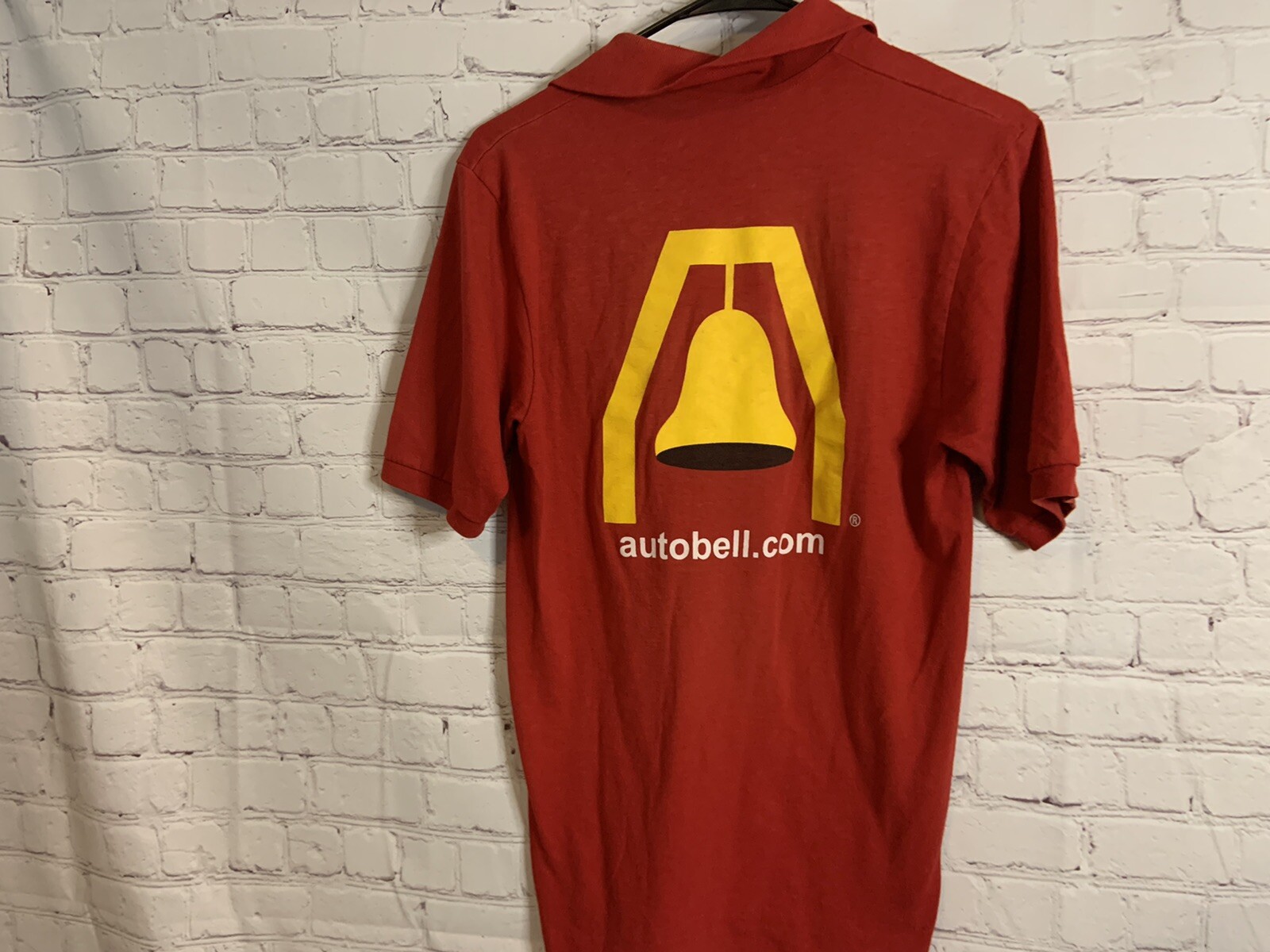 Auto Bell Car Wash Men's Polo Shirt Size Small - Gem