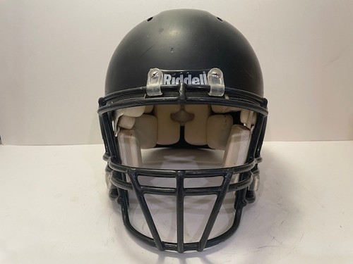 Used Matte Black Adult Large Riddell Revolution Football Helmet w ...