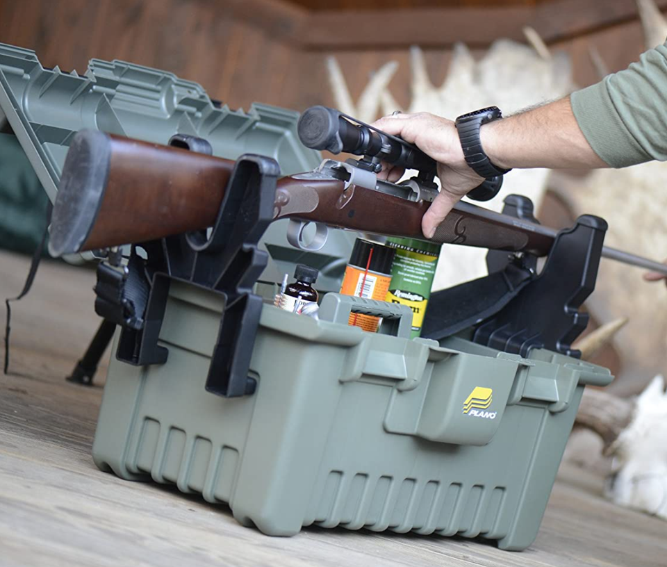 Rifle Shooters Hard Case Accessories Ammo Box Gunsmith Storage Lift Out ...