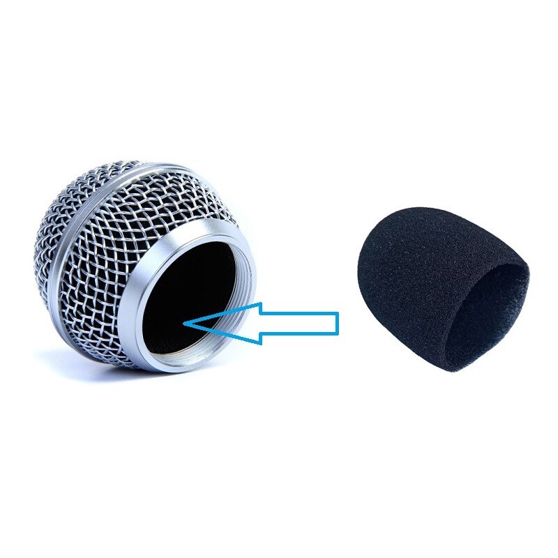 Mic Inner Foam Cover Windscreen For Shure SM58 SM58LC Beta58A ...
