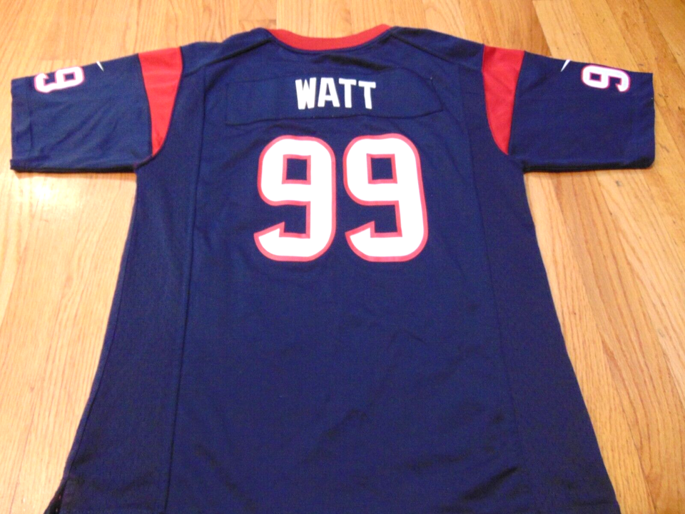 NFL TEAM APPAREL HOUSTON TEXANS J.J. WATT JERSEY SIZE YOUTH L (14-16 ...