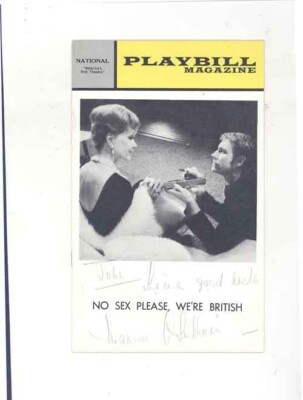 Maureen Sullivan Autograph on the Cover of Playbill From 1973 Signed ...