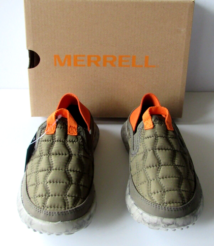 MERRELL HUT MOC 2 Herb Kids size 12 Quilt Lightweight Cushion Slip-On ...