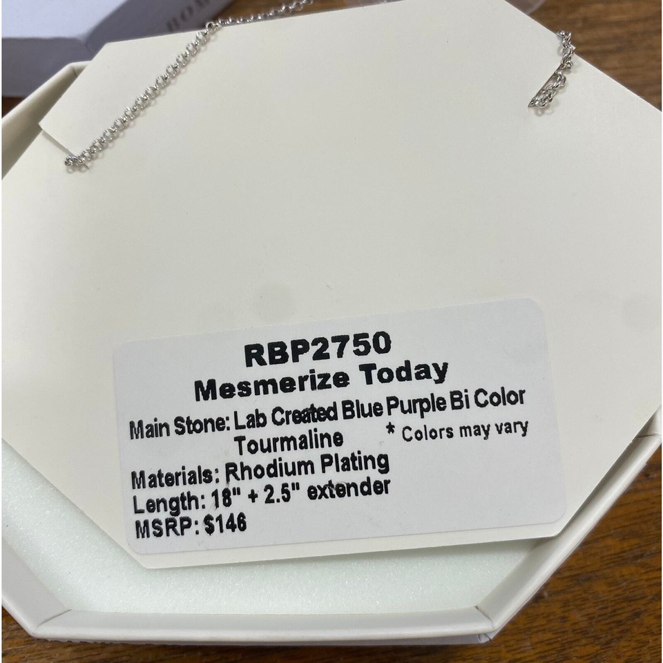 Bomb Party RBP2750 Mesmerize Today LC Blue Purple Bi Color Tourmaline ...