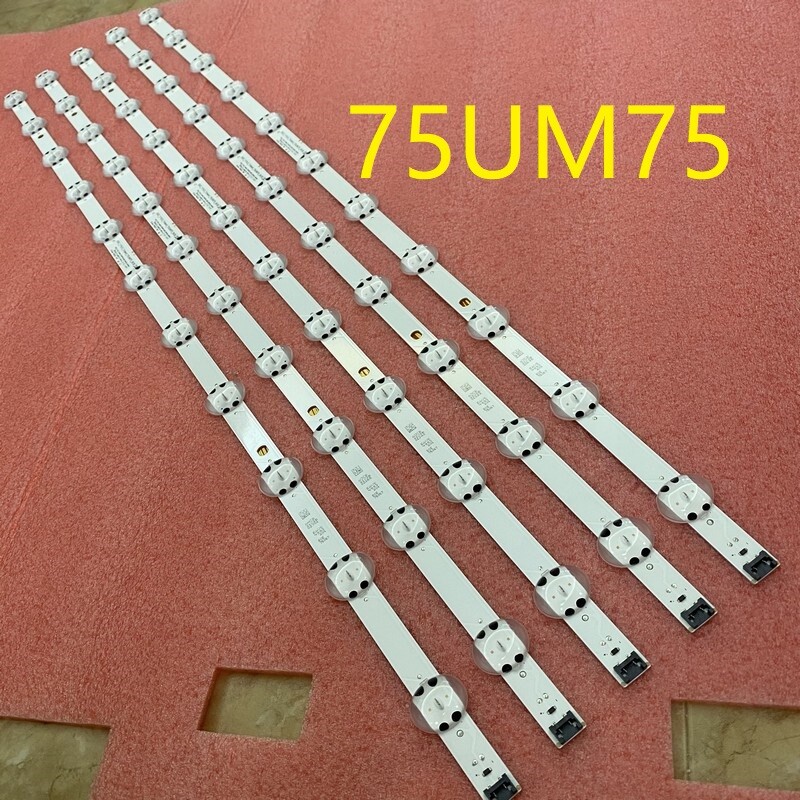 LED Strips For LG 75UM7110PLB 75UN7070PUC 75UN7370AUH 75UN8570PUC ...