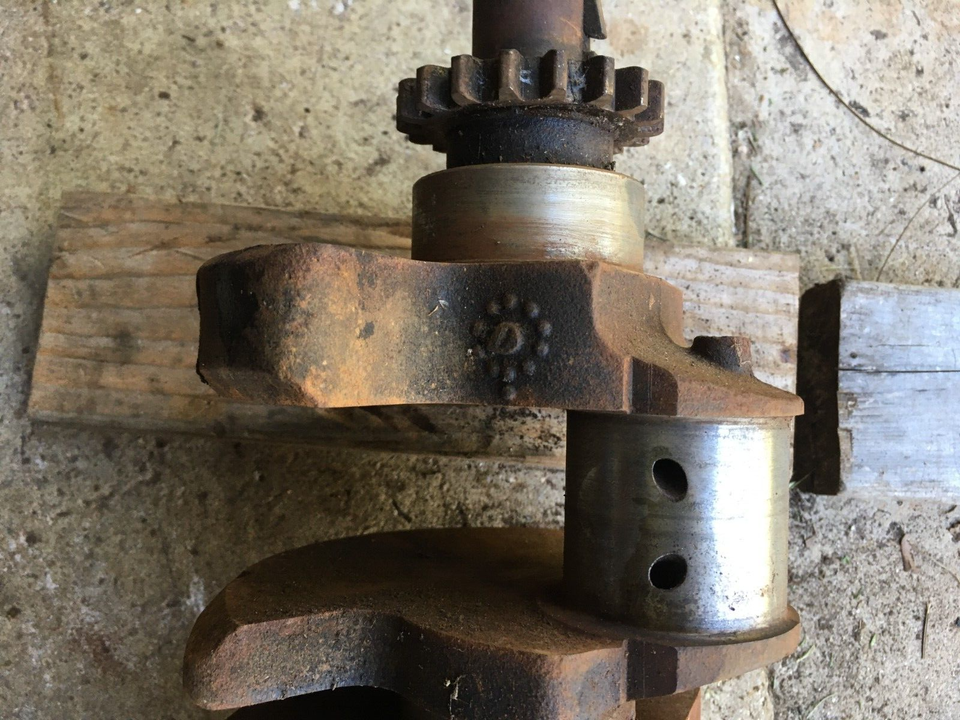 SBC Small block chevy large journal 327 crankshaft, stock rods/mains ...