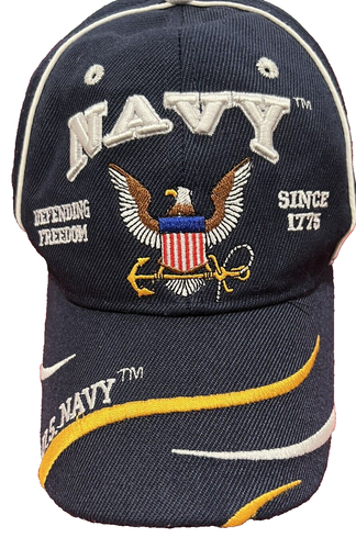 US Navy USN Defending Freedom Since 1775 Ball Cap Navy One Size | eBay