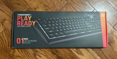 CyberPowerPC 01 Play Ready Gaming NOHI LED Wired Keyboard KB-161-306 | eBay
