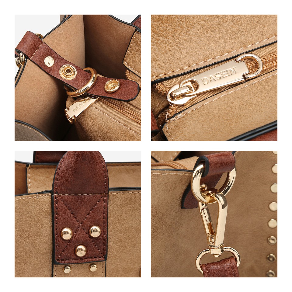 3pcs Dasein Women Handbags Satchel Shoulder Purse Tote Top Handle ...