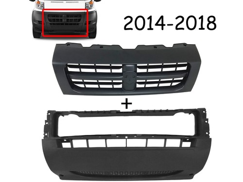 Fits 2014-2018 Promaster 1500-3500 Front Bumper Center Cover W Upper ...