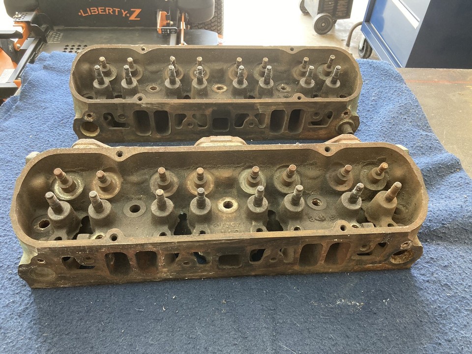 Pair of Heads for a Pontiac 400 from a 1967 GTO | eBay