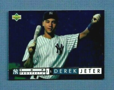 1994 Upper Deck Top Prospects DEREK JETER ROOKIE Baseball Card #550 NY ...