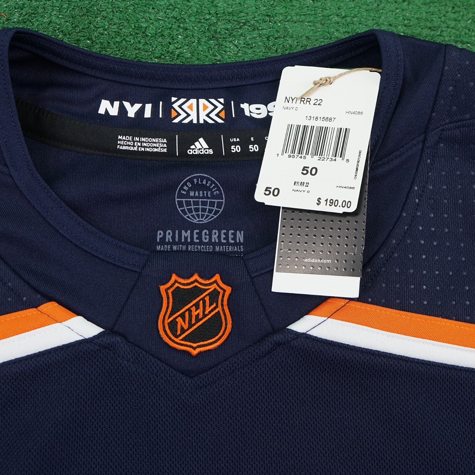 New York Islanders NHL Adidas Authentic Reverse Retro 2.0 Blue Jersey ...